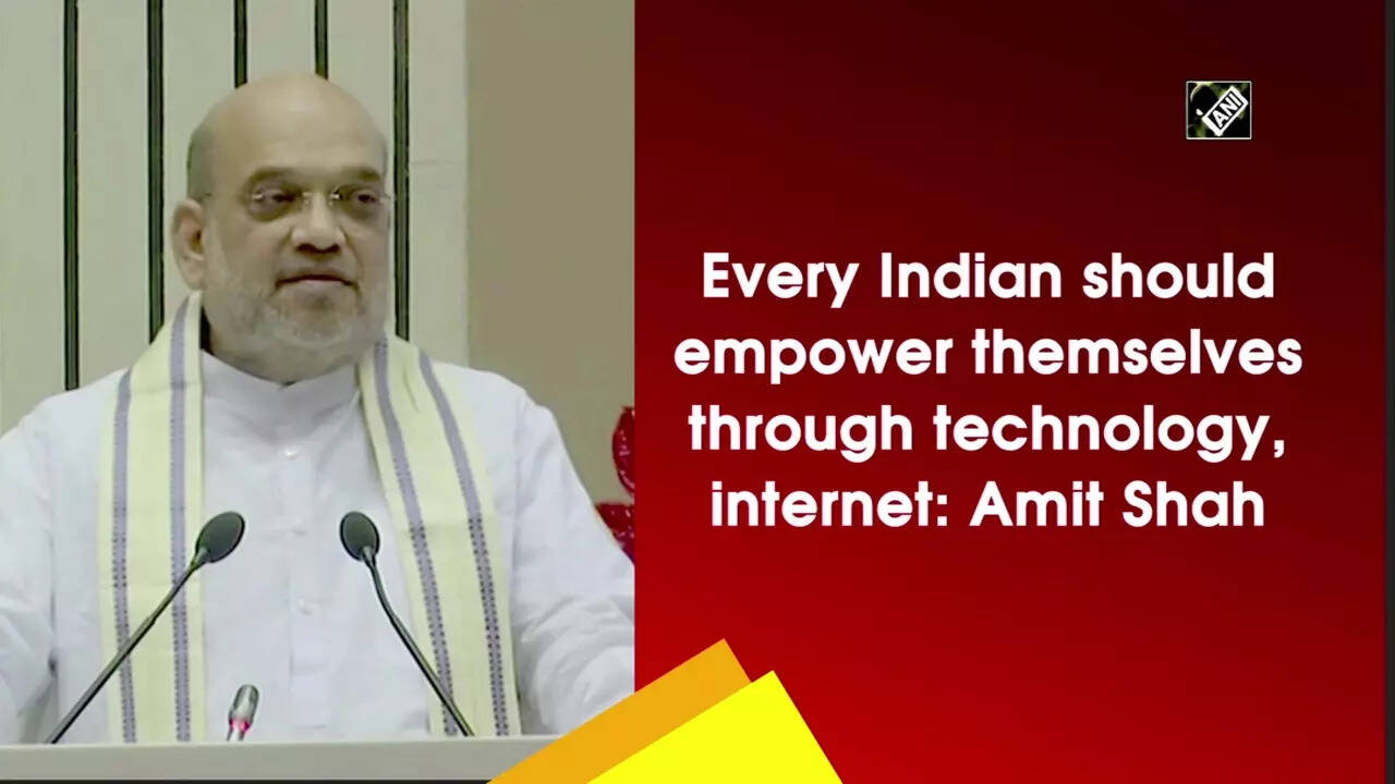 amit shah: Every Indian should empower themselves through technology ...