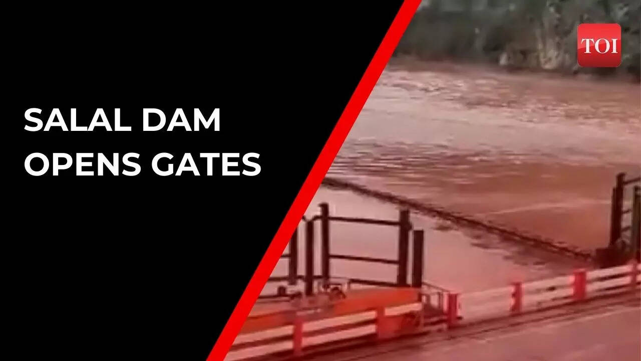 J-K: Salal Dam opens gates as water level rises in River Chenab due to ...