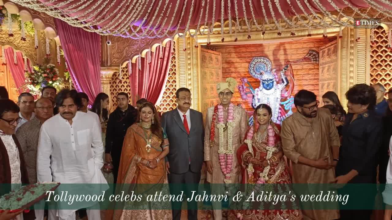 Tollywood stars at Sunil Narang's daughter's wedding