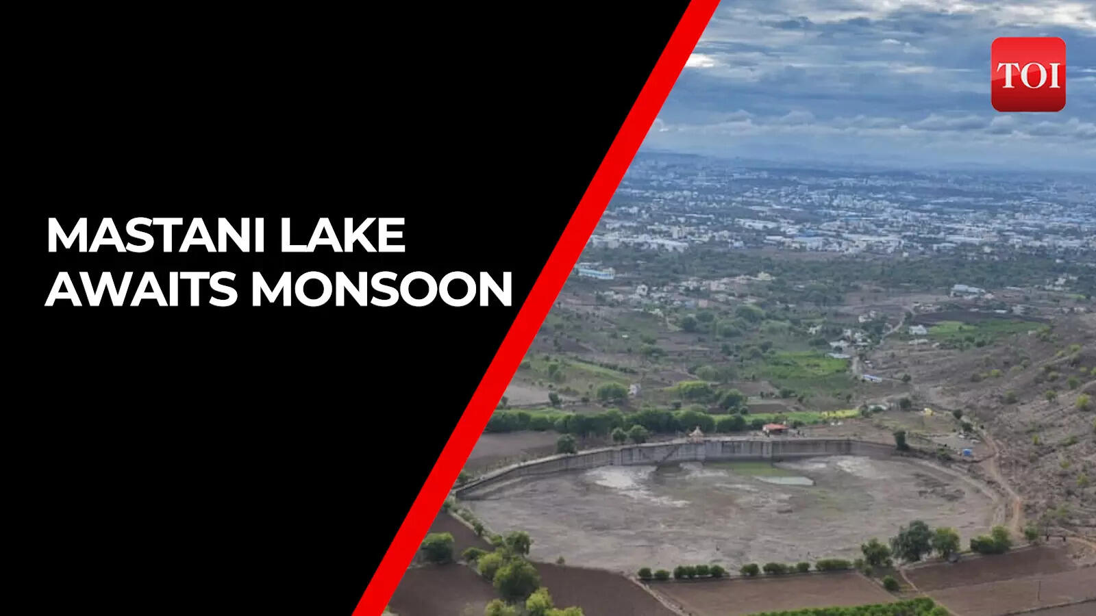 Pune: Mastani lake dries up due to delay in monsoon