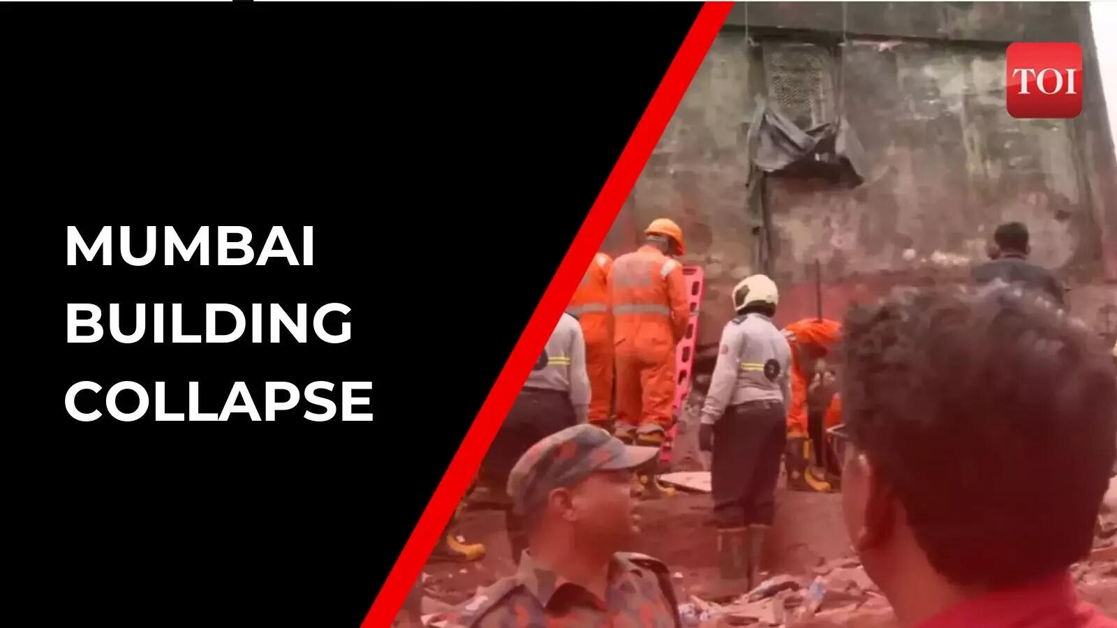 Mumbai: One killed, several feared trapped as four-storey building collapses in Kurla, rescue ...