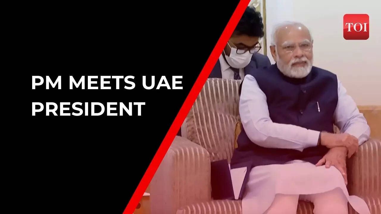 PM Modi holds meeting with UAE President Sheikh Mohamed bin Zayed Al ...
