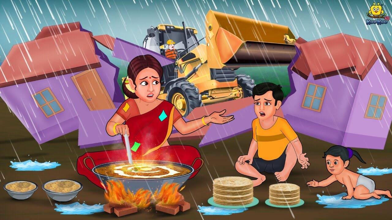Watch Latest Children Hindi Story 'Garib Ke Ghar Par Bulldozer' For ...