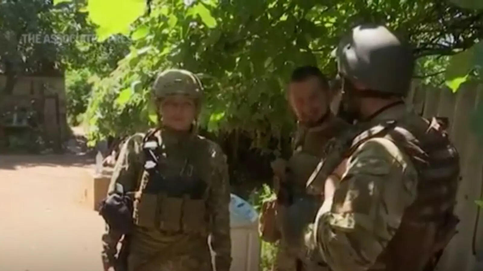 Female lawyer-turned-soldier leads Donbas platoon