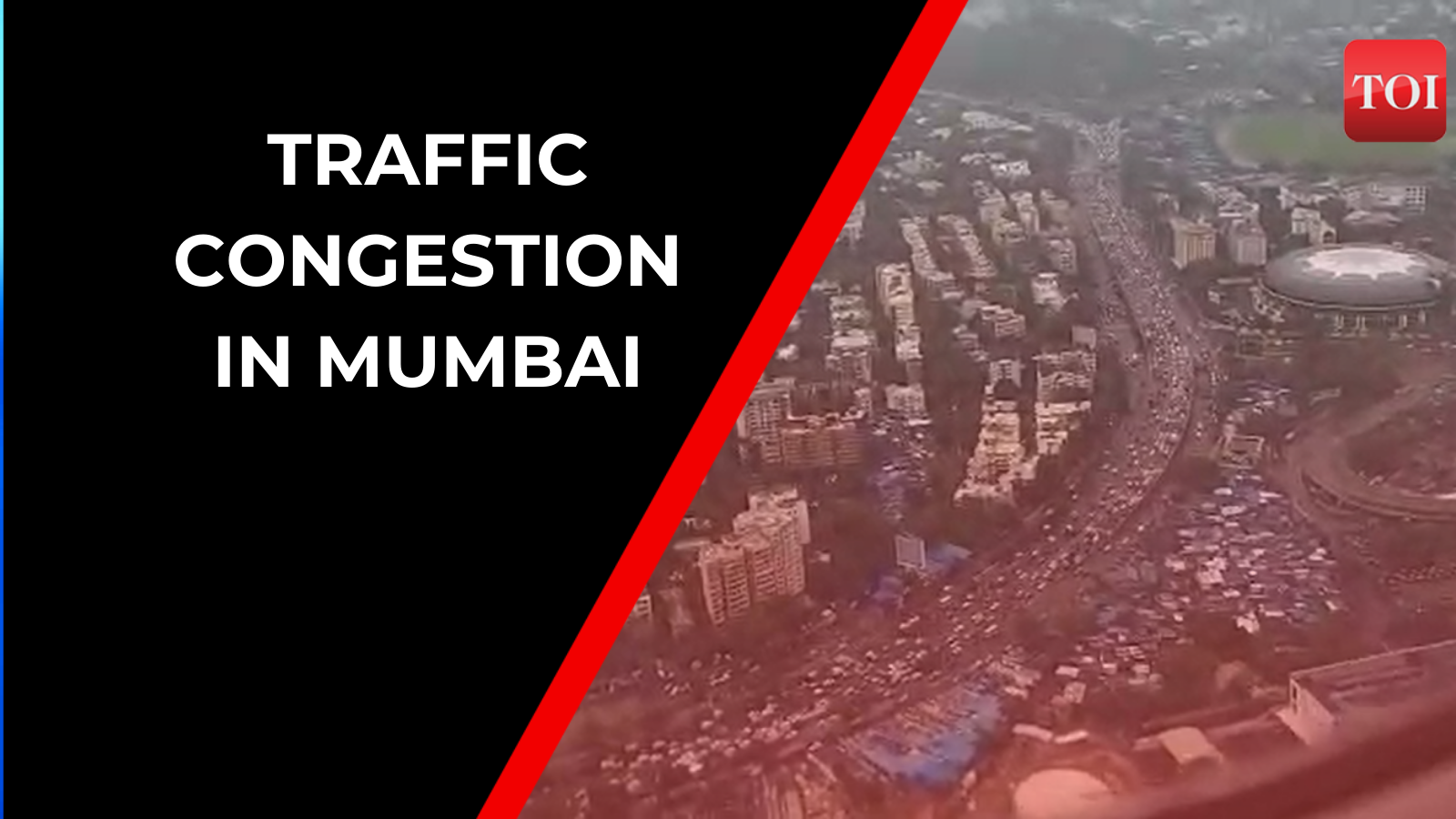 Watch: Heavy vehicular traffic jam on Western Express Highway