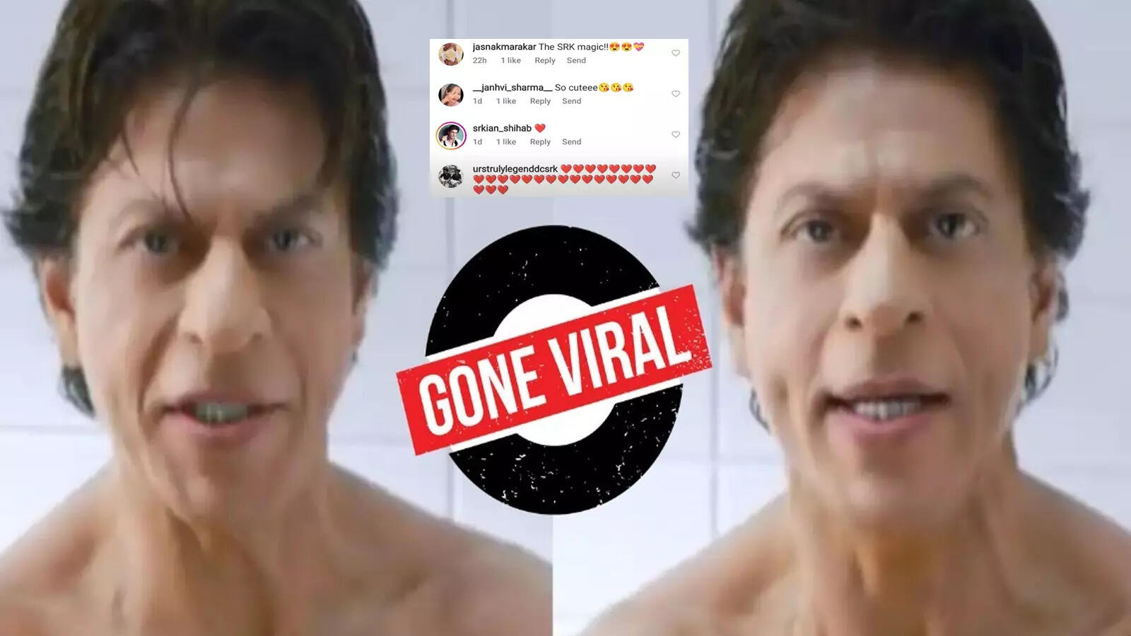 Shah Rukh Khan's shirtless look goes viral, netizens say 'SRK looking ...
