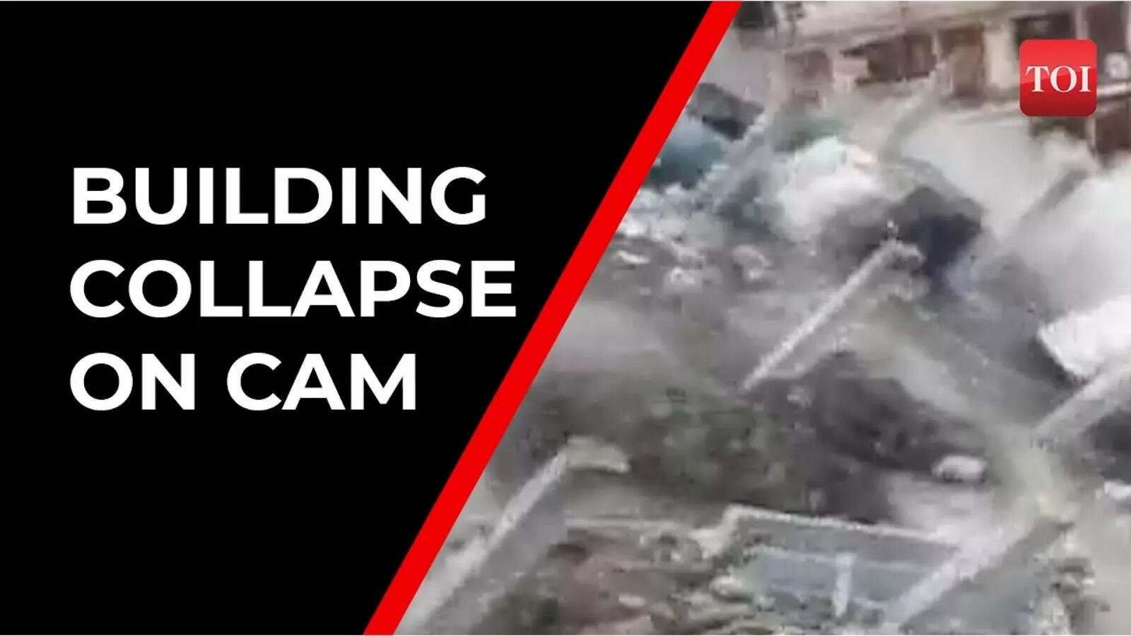 4-storey building collapses like house of cards in Himachal’s Chopal ...