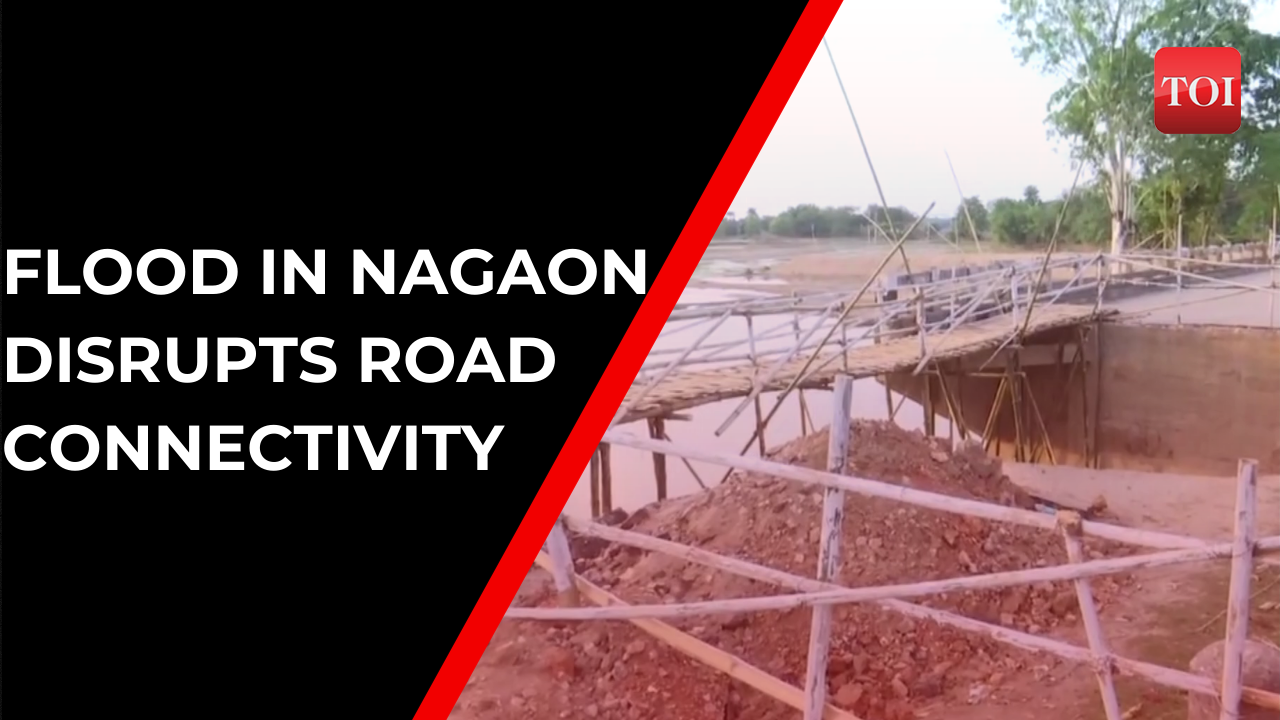 kampur: Assam: Road connectivity from Kampur to Kathiatoli impaired by ...