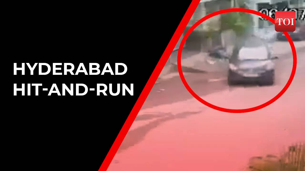 Caught on cam: Rashly-driven car sends pedestrian flying into the air ...
