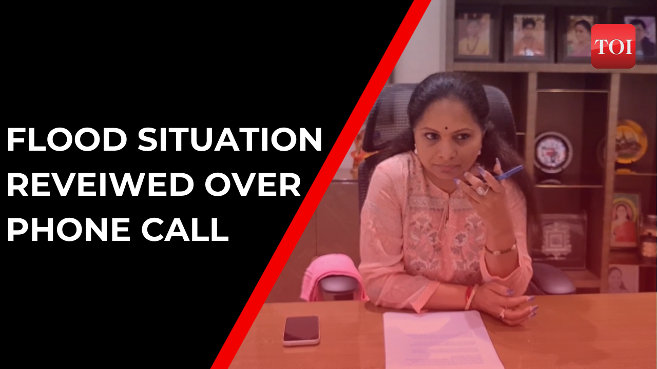 MLC Kavitha Kalvakuntla reviews flood situation in Nizamabad over phone call