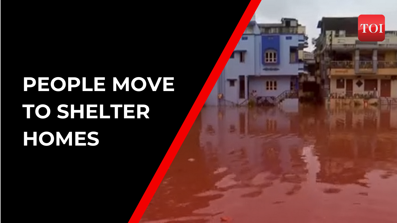 People move to shelter homes in Navsari, amid flood situation