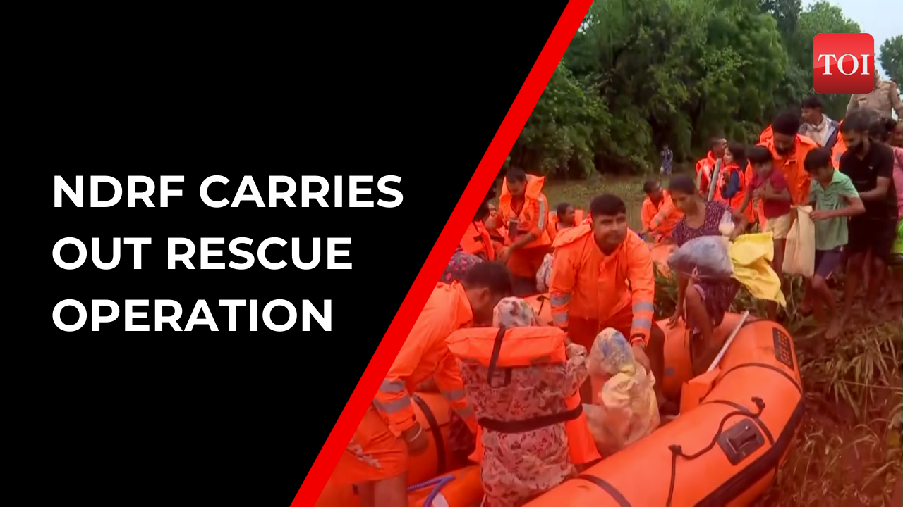 NDRF carries out rescue operation in Navsari