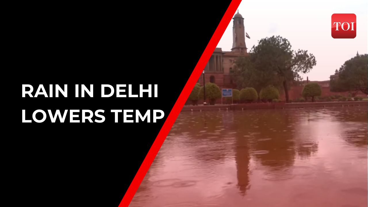 Heavy rain in Delhi brings respite from severe heat