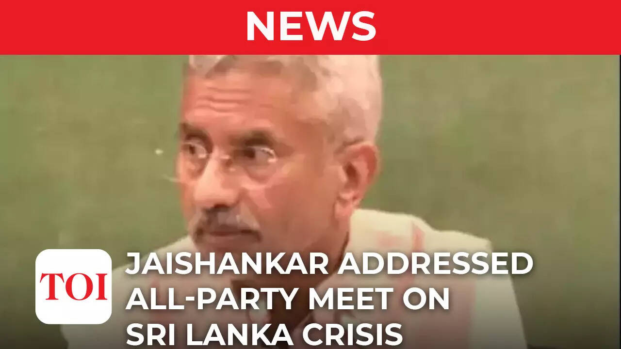 'Drawing comparisons is uninformed': EAM S Jaishankar on Sri Lanka ...