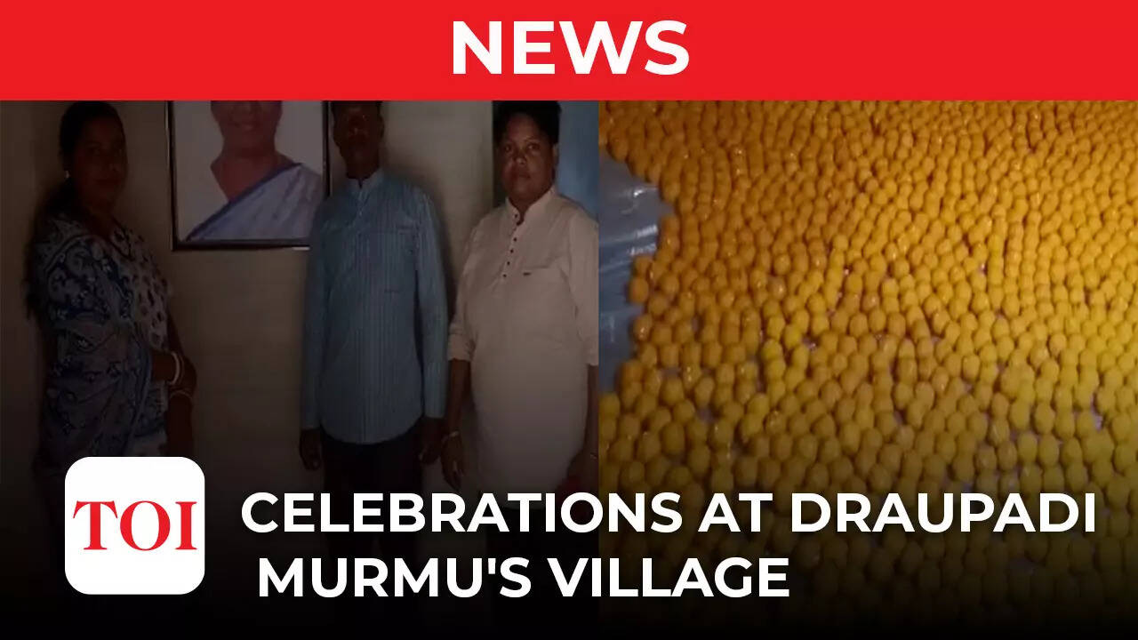 murmu: Celebrations begin at Draupadi Murmu's village, India to get its ...