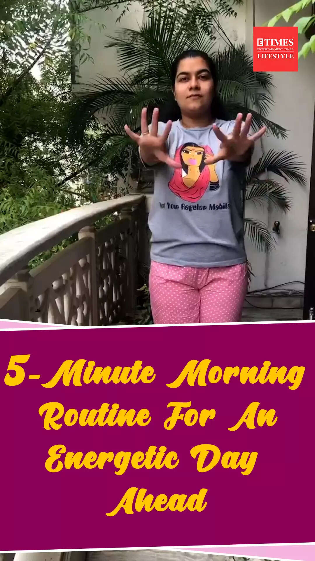 5-minute morning routine for an energetic day ahead