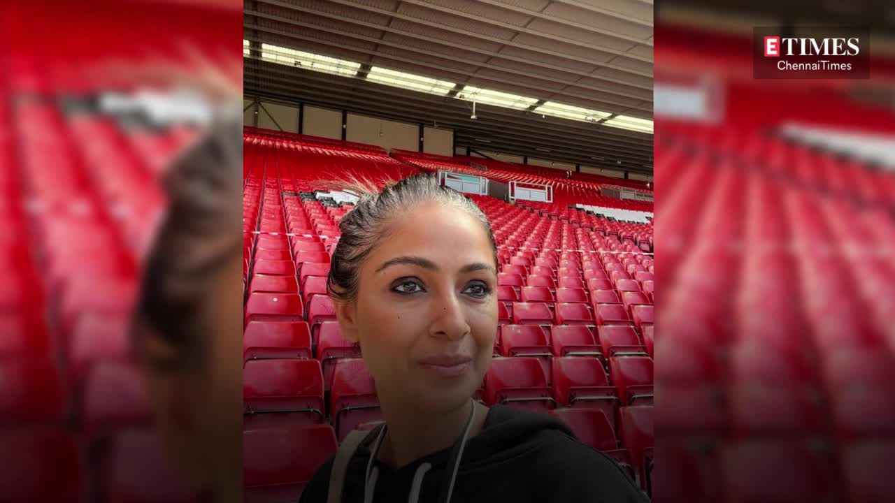 liverpool fc: When Simran visited Liverpool FC's Anfield stadium