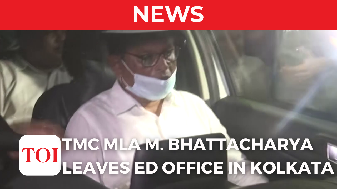 tmc mla manik bhattacharya: SSC Recruitment Scam: TMC MLA Manik Bhattacharya left ED office in ...