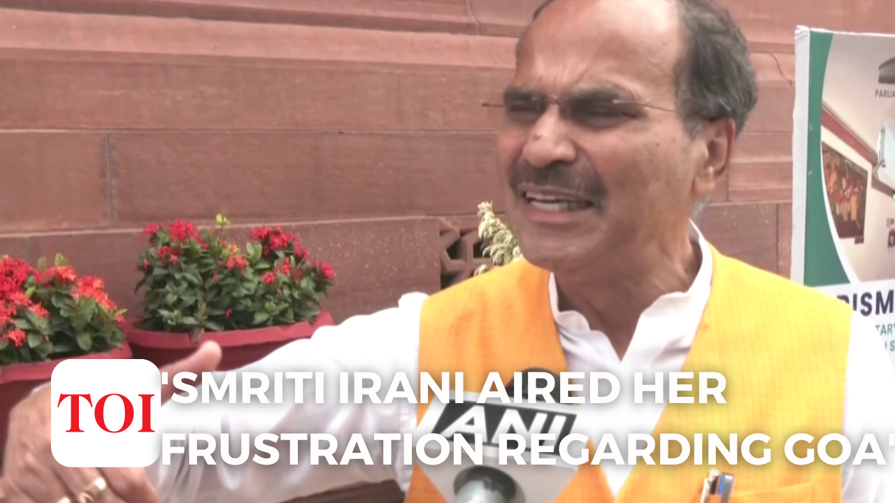 sonia gandhi: Smriti Irani aired her frustration regarding Goa in Parliament, says AR Chowdhury ...