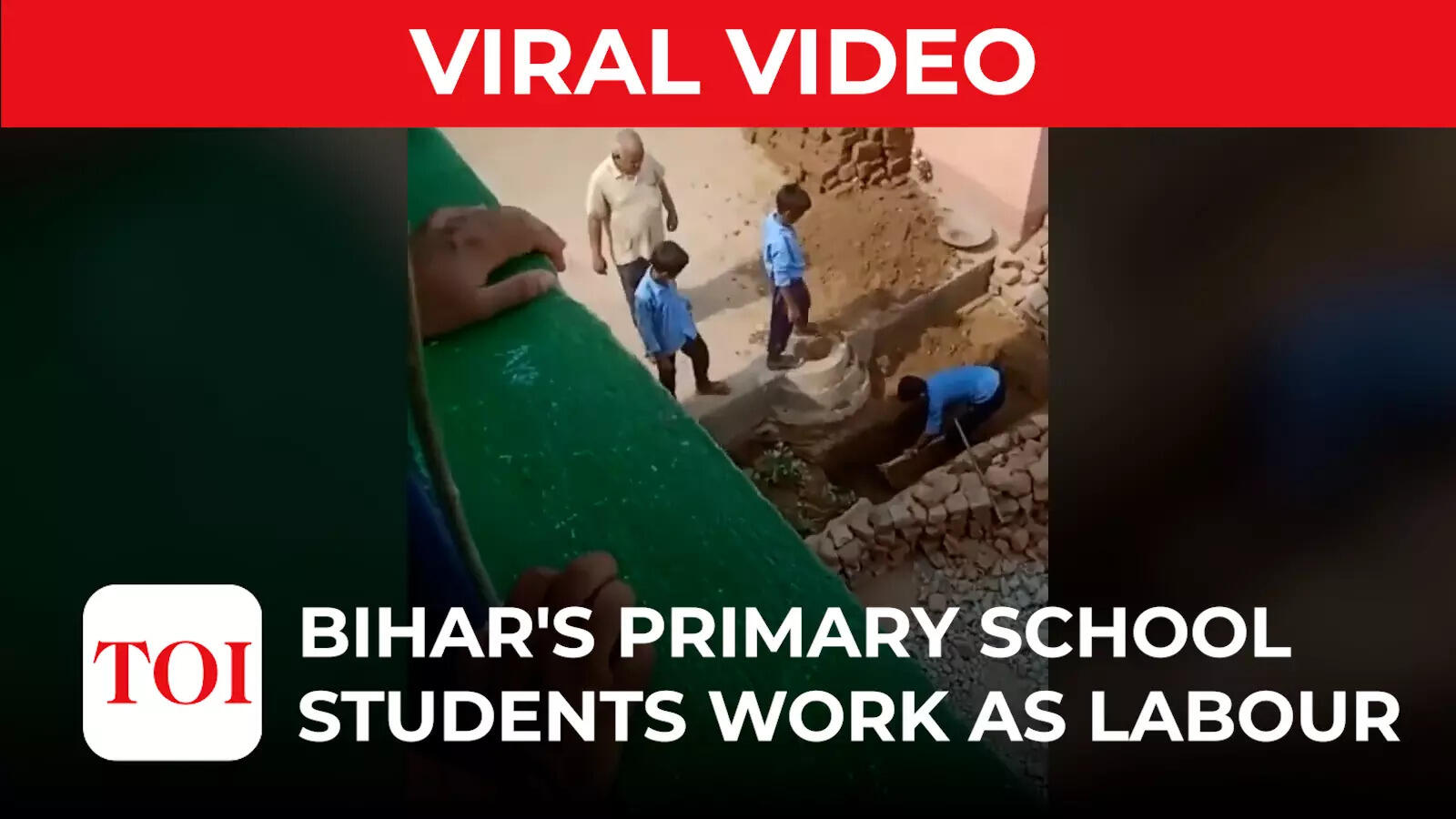 Viral Video: Primary school in Bihar makes students perform labour ...