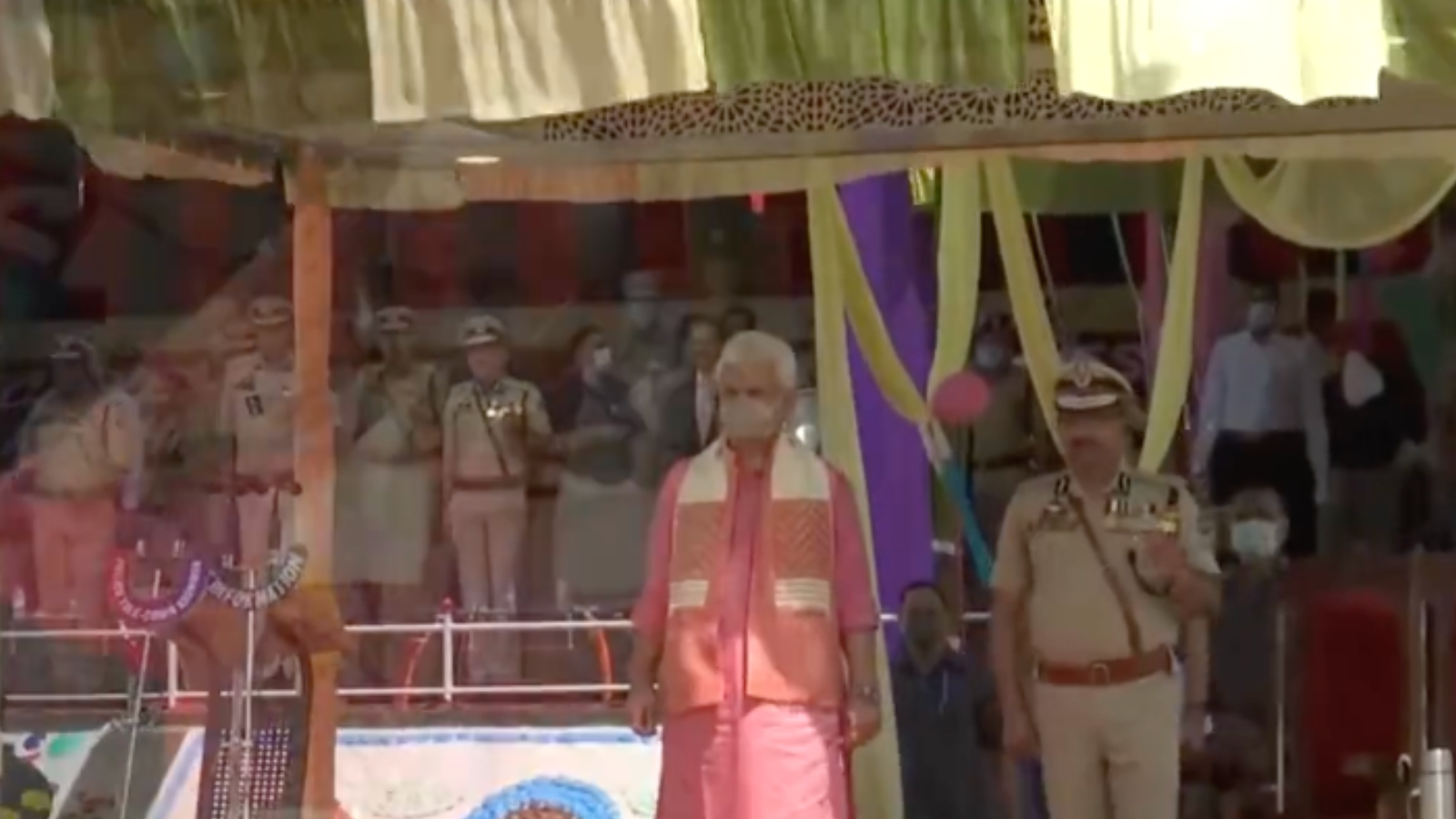 LG Manoj Sinha attends passing out parade of J&K Police Constables