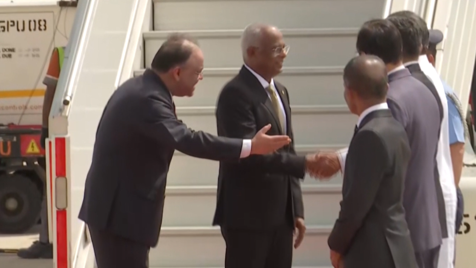 Maldives President Ibrahim Mohamed Solih arrives in India