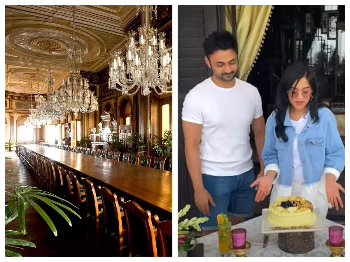 Pics RJ Anmol And Amrita Rao Book World s Longest Dining Table For