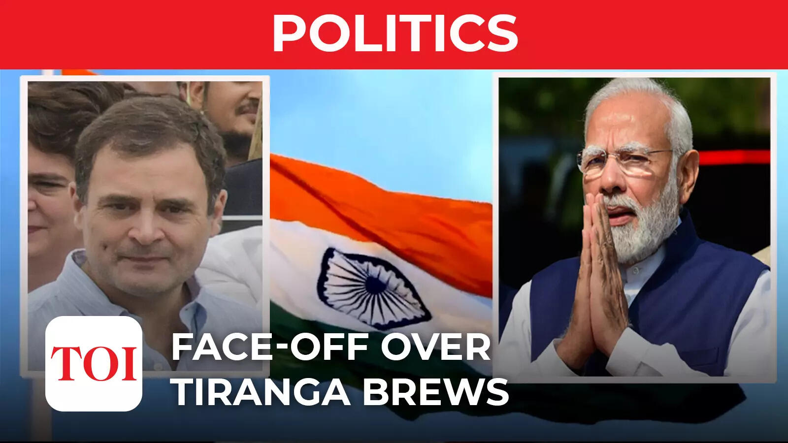 Face-off over National Flag: Big fight breaks out between BJP and ...