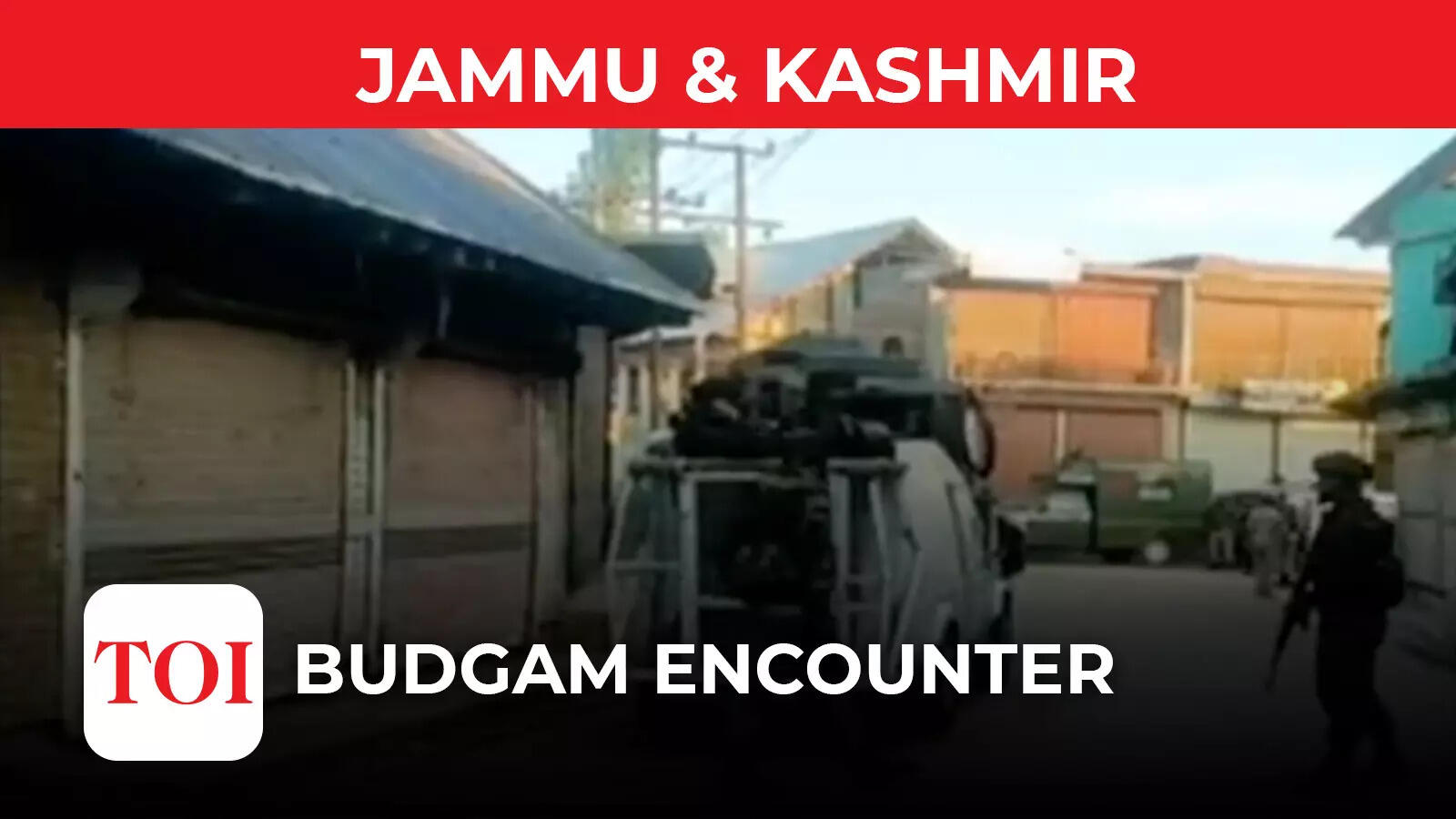 Encounter in J&K's Budgam; 3 Lashkar-e-Taiba terrorists trapped