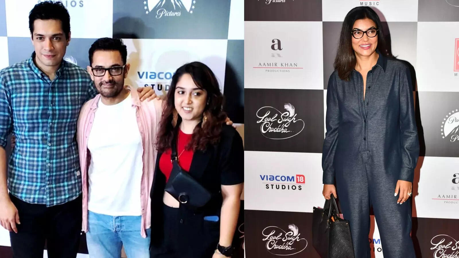 Kiran Rao, Ira Khan, Sushmita Sen and others attend special screening of Aamir Khan’s ‘Laal ...