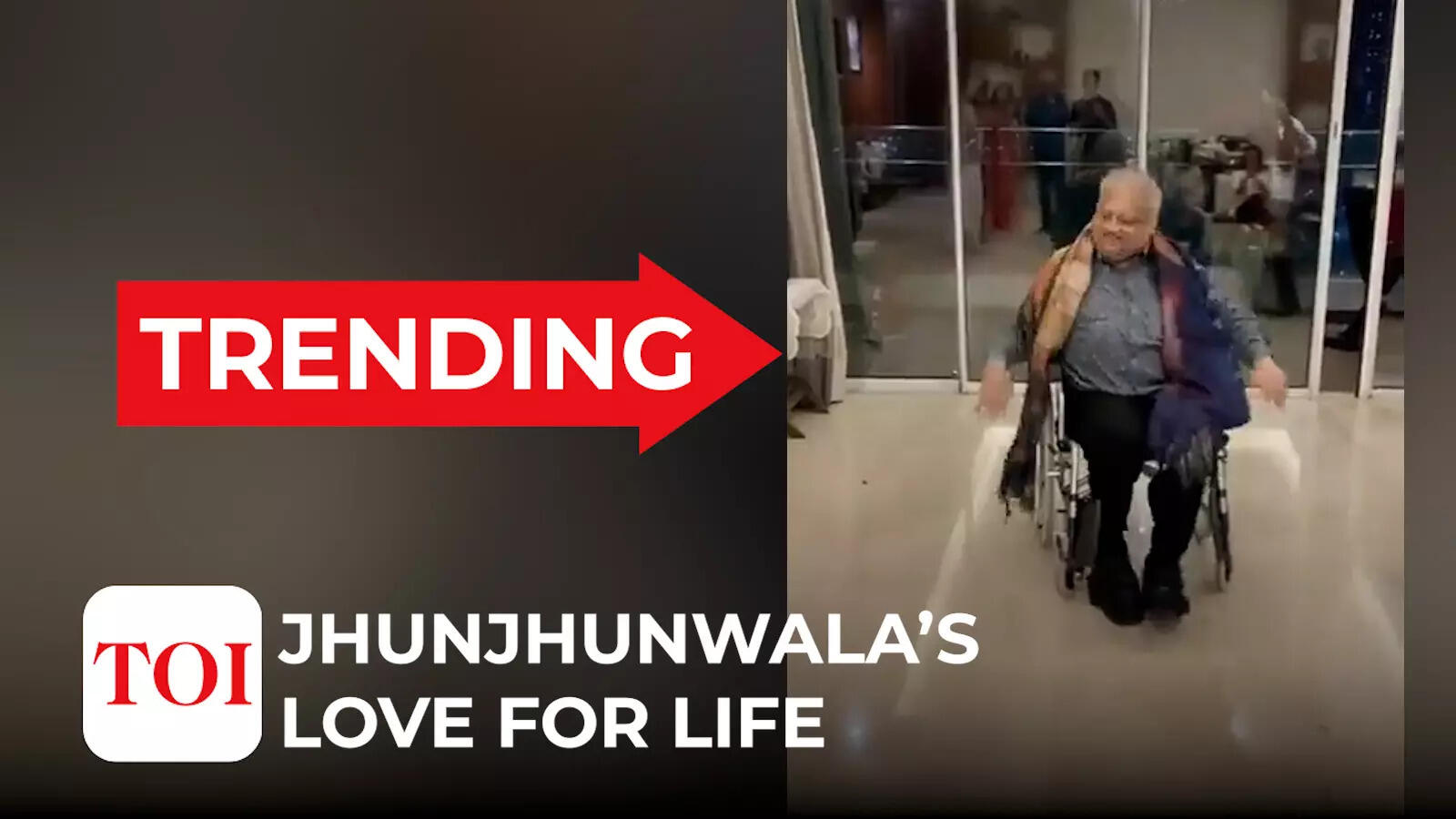 On wheelchair, Rakesh Jhunjhunwala dancing to a song in this old video ...