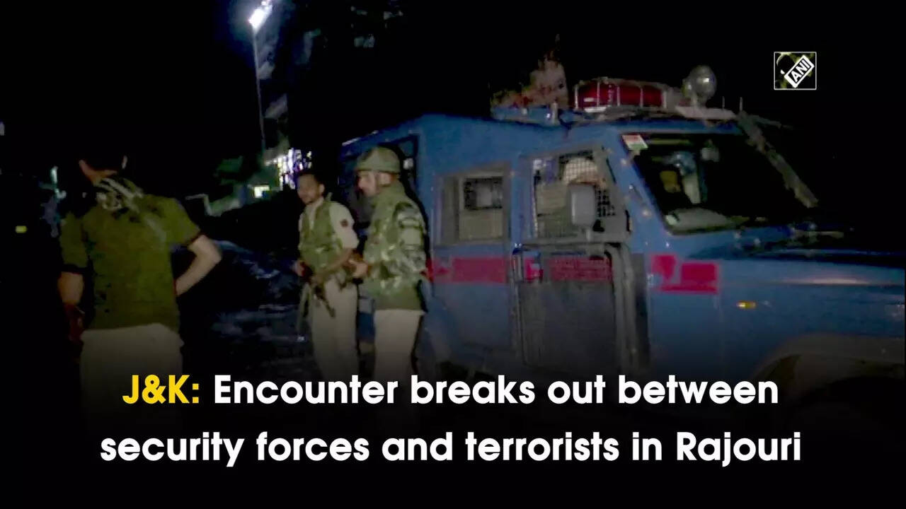 J&K: Encounter breaks out between security forces and terrorists in Rajouri