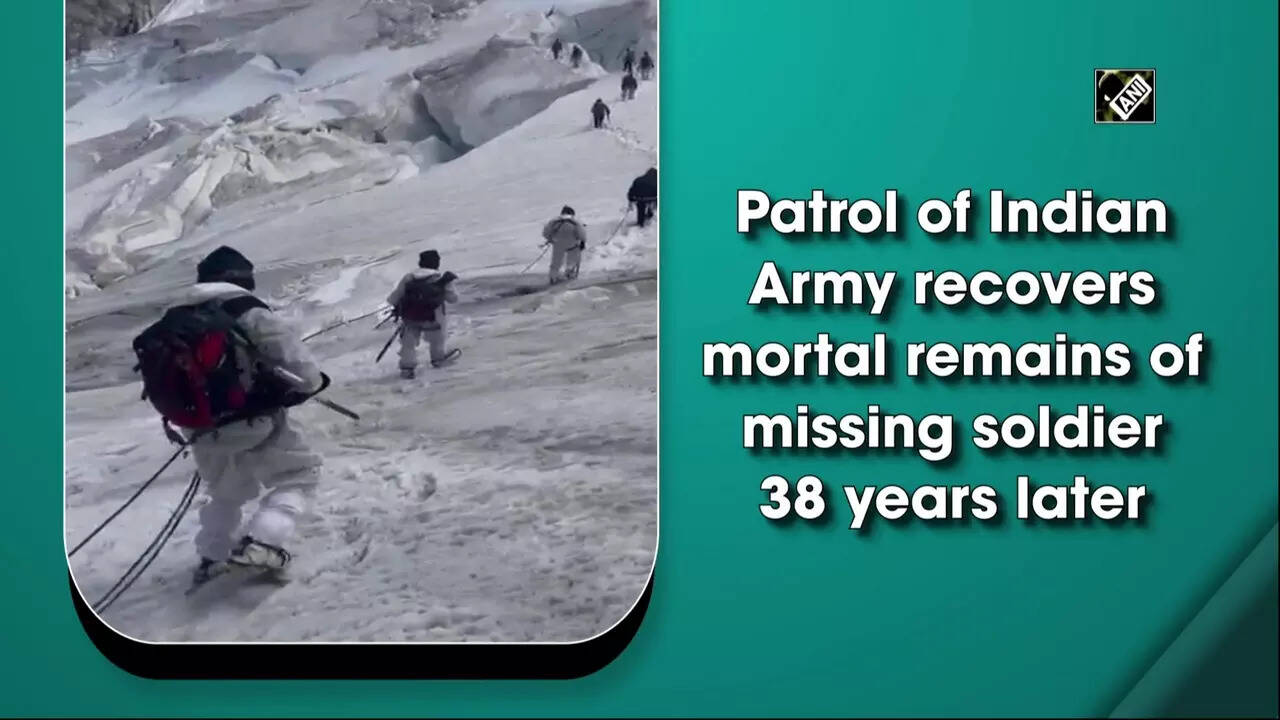 army: Patrol of Indian Army recovers mortal remains of missing soldier ...