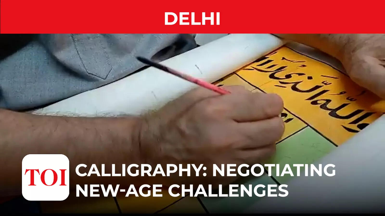 How a Delhi calligraphy artist is keeping the art alive in the digital age