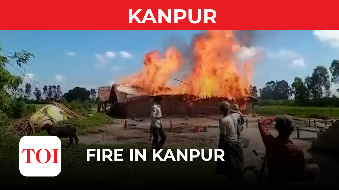 Kanpur: Major fire breaks out at farm after LPG cylinder blast