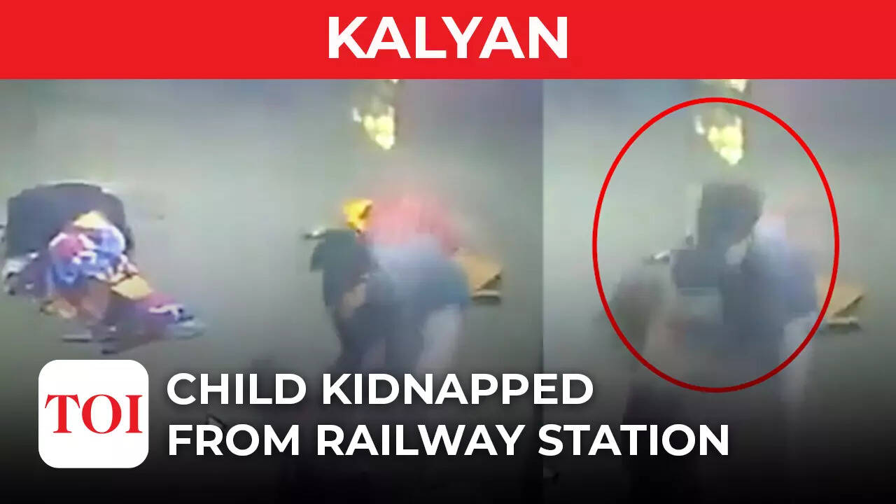 On cam: 2-year-old child kidnapped from Kalyan railway station, rescued later by cops