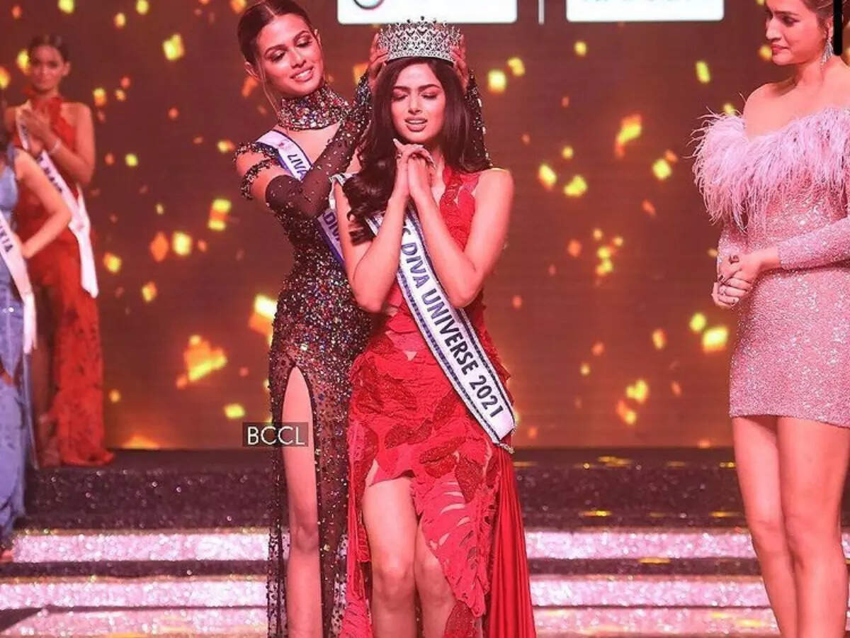 diva universe: Watch Harnaaz Kaur Sandhu’s answer that won her the coveted title of LIVA Miss ...