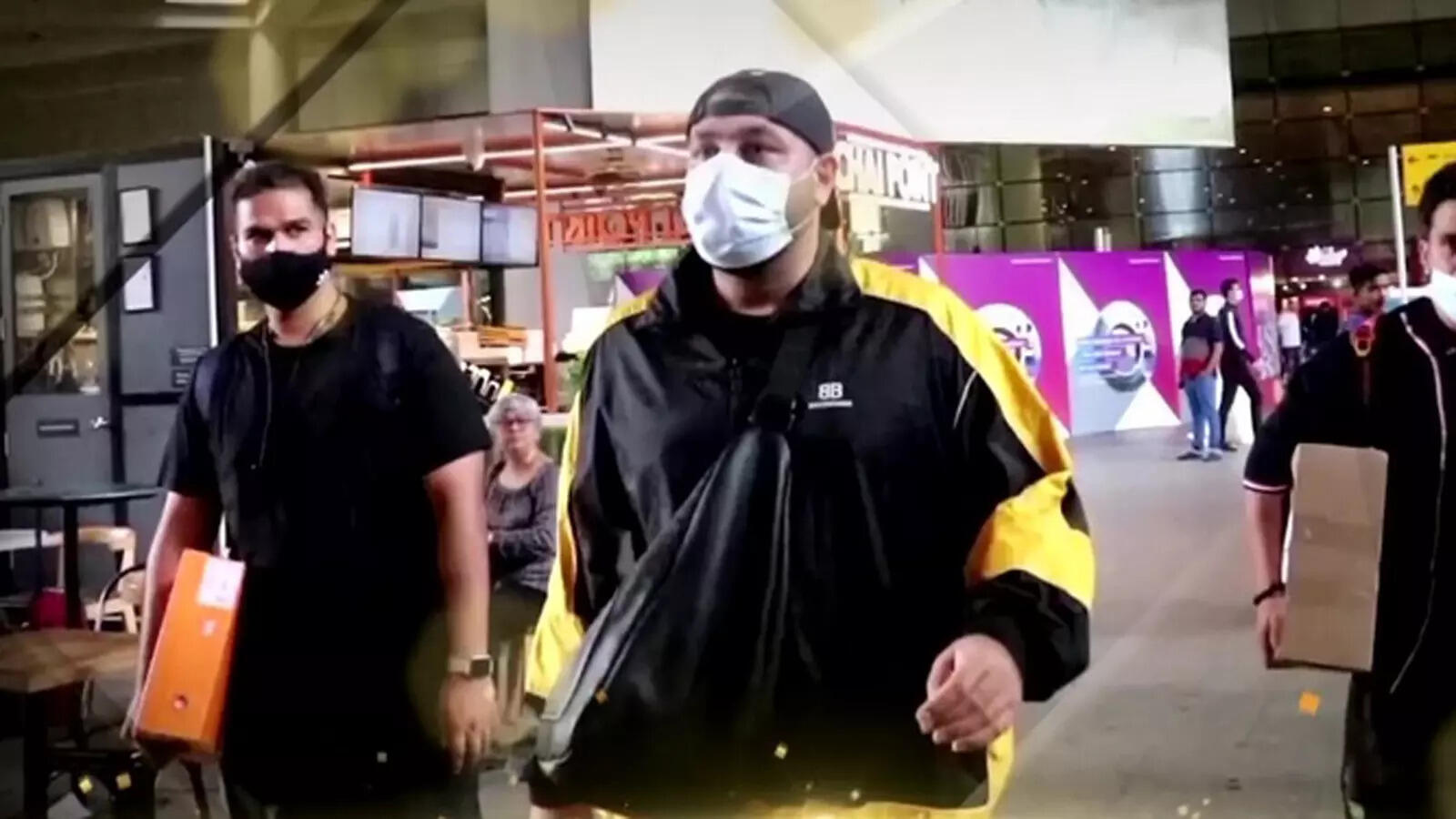Rapper Badshah dons black-coloured jacket with matching shorts, rocks ...