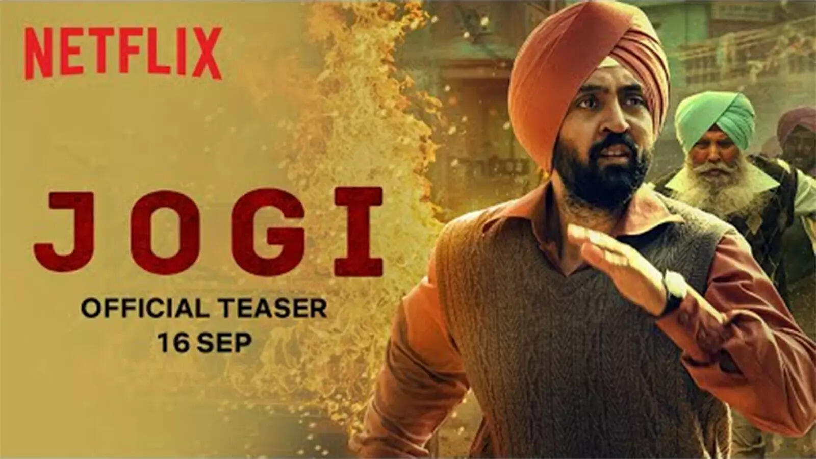 'Jogi' Teaser: Diljit Dosanjh, Hiten Tejwani And Mohammed Zeeshan Ayyub Starrer 'Jogi' Official ...