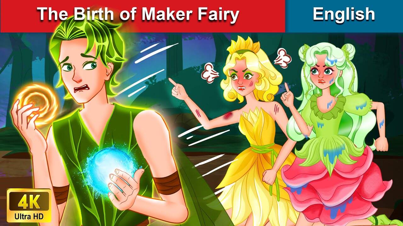 Watch Popular Kids English Nursery Story 'The Birth Of Maker Fairy' For ...