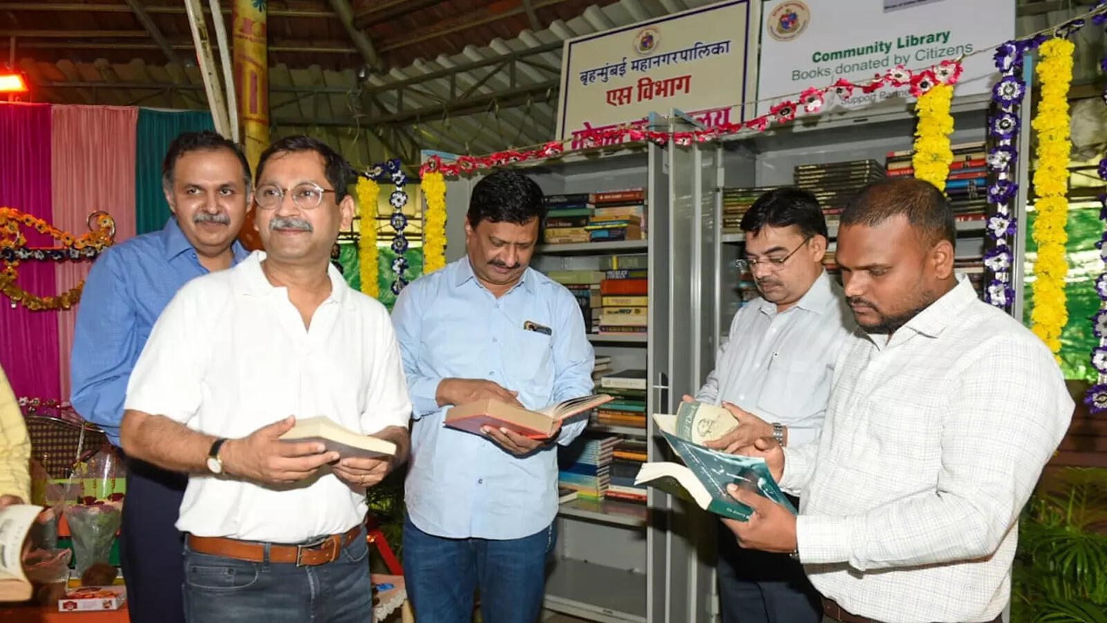A community library inaugurated at Vikhroli