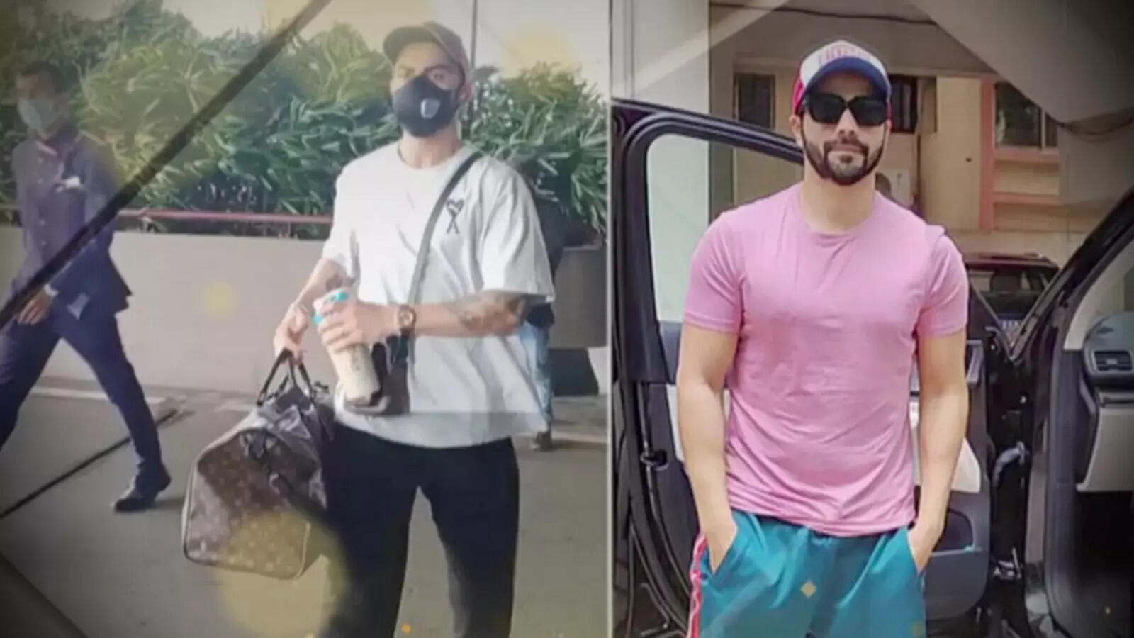 Varun Dhawan Virat Kohli Spotted In ‘mayanagri Mumbai