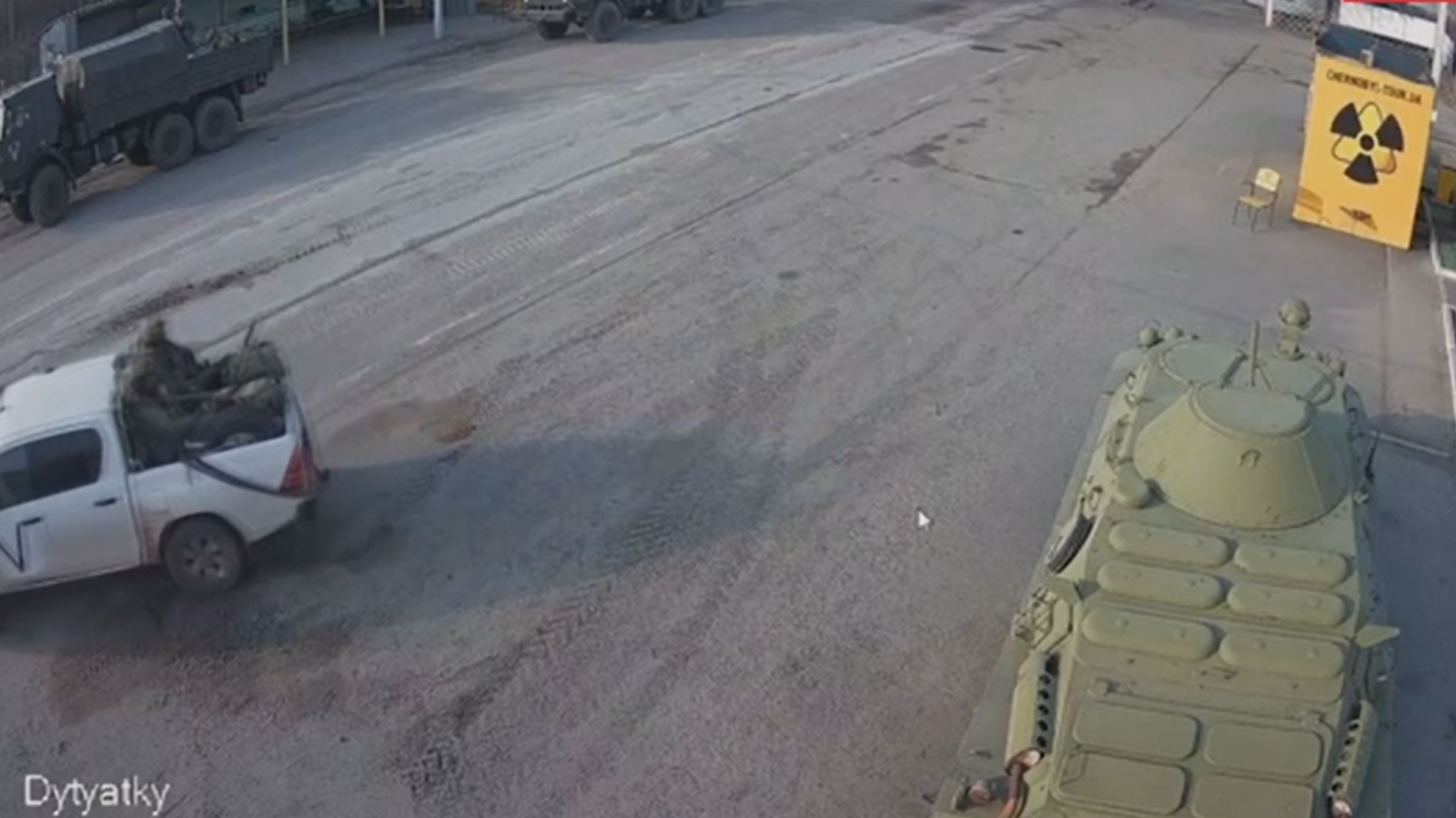 Video emerges of Russian tanks at Chernobyl