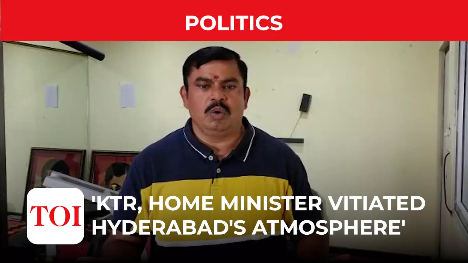 Suspended BJP MLA T Raja Singh blames KT Rama Rao, Owaisi for communal ...