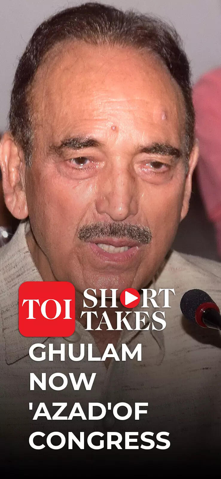 Senior Congress leader Ghulam Nabi Azad cuts ties with the party; upset ... Senior Congress leader Ghulam Nabi Azad cuts ties with the party; upset ...