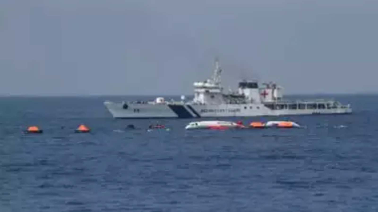 ICG’s Dornier aircraft demonstrates ways of rescuing people from ships ...