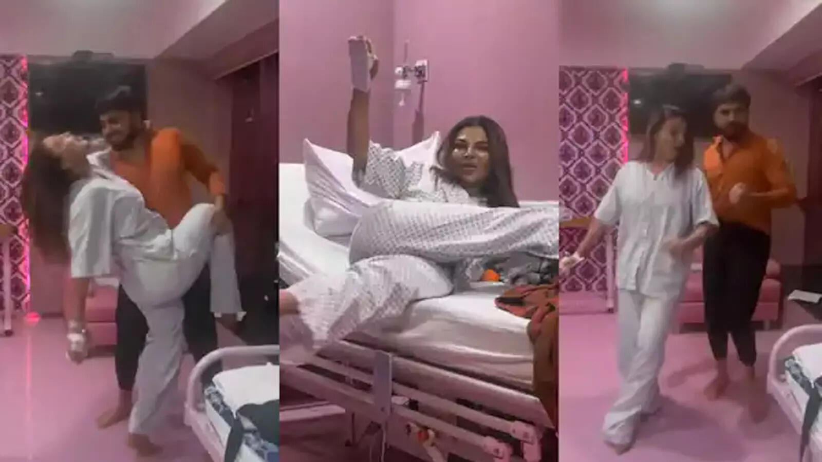 Rakhi Sawant's dance video with beau Adil Khan just before her surgery ...