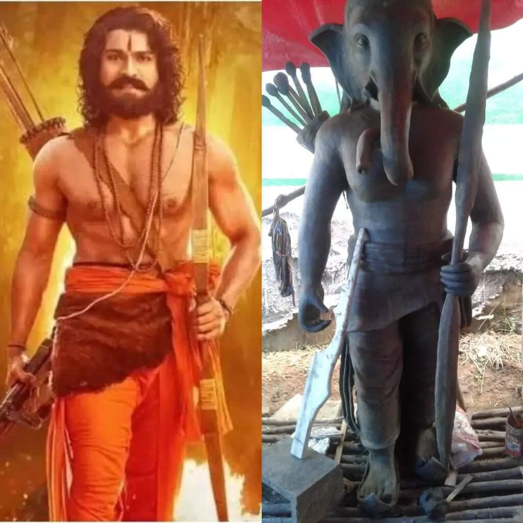 RRR's 'Alluri Seetharama Raju' craze hits Ganesha Chaturthi 2022 ...