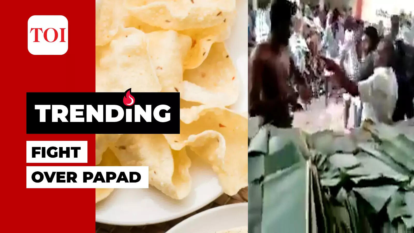 Viral video: Fistfight breaks out at a Kerala wedding over ‘papad’