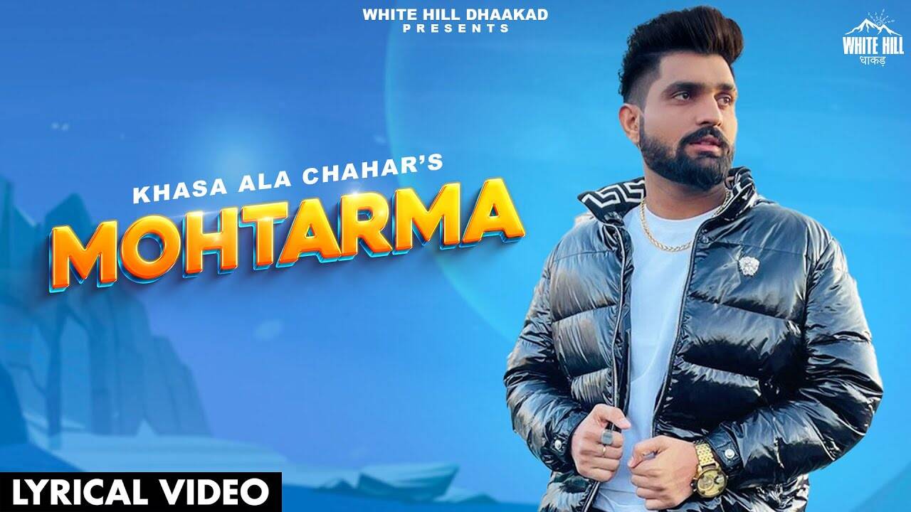 Check Out Latest Haryanvi Official Music Video Lyrical Song 'Mohtarma ...